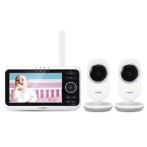 vtech sm8252-2 video baby monitor with 2 cameras