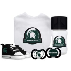 baby fanatic ncaa michigan state spartans infant and toddler sports fan apparel, multicolor (mst505)