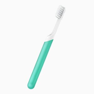 quip plastic electric toothbrush - green