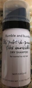 bumble and bumble pret a powder dry shampoo normal oily hair travel size 0.5 oz