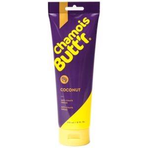 chamois butt'r coconut anti-chafe cream, 8 ounce tube