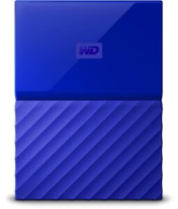 wd 4tb blue my passport portable external hard drive - usb 3.0 - wdbyft0040bbl-wesn (renewed)