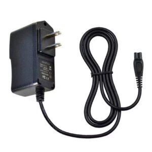 ac charger power adapter cord for philips norelco s738/82 click & style shaver