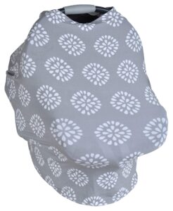 nuby carrier car seat cover and shopping cart cover - multipurpose can be used as nursing cover and scarf