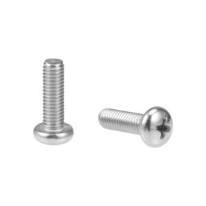 uxcell m5x16mm machine screws pan phillips cross head screw 304 stainless steel fasteners bolts 30pcs