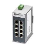 fl switch sfnb 8tx, ethernet switch, 8 tp rj45 ports, automatic detection of data transmission speed of 10/100 mbps (rj45), autocrossing function