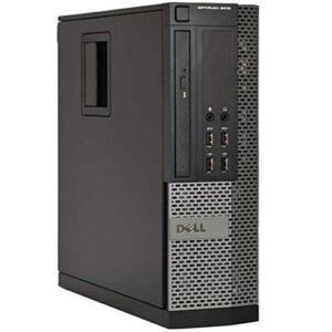 dell optiplex 9010 small form desktop, intel quad core i7 3770 3.4ghz, 16gb ram, 512gb ssd, dvd-rw, windows 10 pro (renewed)