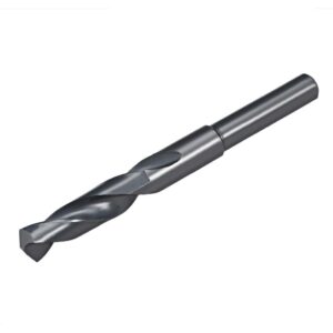 uxcell 1/2" reduced shank drill bits 15mm black nitride coated high speed steel hss 6542, twist drill bit for stainless steel alloy metal plastic