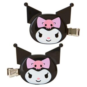 kuromi bow hair clips