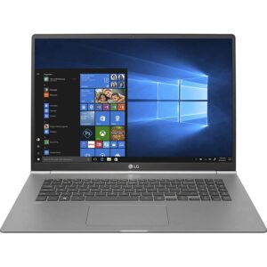 lg gram thin and light laptop - 17" (2560 x 1600) ips display, intel 8th gen core i7, 16gb ram, 512gb ssd, up to 19.5 hour battery, thunderbolt 3 - 17z990-r.aas8u1 (2019), dark silver