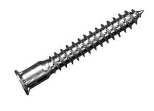 7 mm x 50 mm highpoint confirmat screws, pozi-flat head, zinc finish (50)