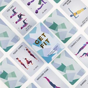 get fit exercise activity cards