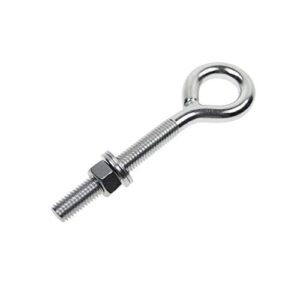 1/4" x 4" 316 stainless steel eye bolt, working load limit 400 lb: 1, 2, 5, 10, 20 pcs (10)