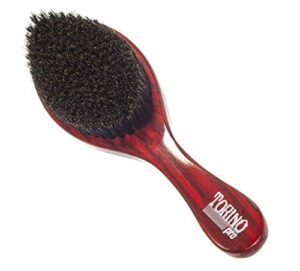 torino pro wave brushes by brush king wave brush #11- medium soft curve wave hair brush for men, 100% boar bristles, great for fresh cuts and thinning hair, for 360 waves