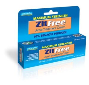 maximum strength zitfree acne treatment cream