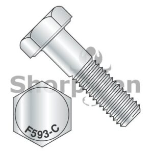 shorpioen 50-pack 1/4-20 x 1 1/4 hex cap screw 18-8 stainless steel bc-1420ch188