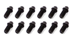 header bolts hex head 12 count 3/8"-16 thread steel