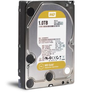 wd gold 1tb enterprise class hard disk drive - 7200 rpm class sata 6 gb/s 128mb cache 3.5 inch - wd1005fbyz (renewed)