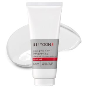 illiyoon ultra repair intensive care cream - moisturizing lotion for face and body, enhancing moisture barrier, moisturizer for dry and sensitive skin, 6.76 fl oz (200ml)