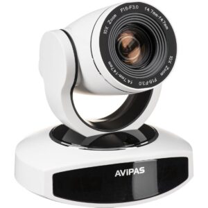 avipas av-1281w 10x hdmi ptz camera w/poe - white