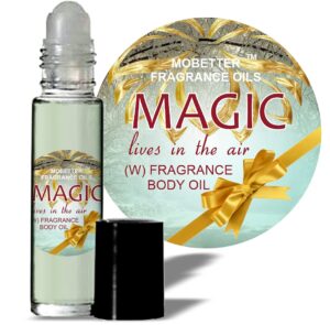 mobetter fragrance oils magic lives in the air for women body oil fragrance 1/3 oz roller ball