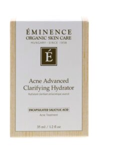 eminence organic skincare acne advanced clarifying hydrator, 1.2 fl oz