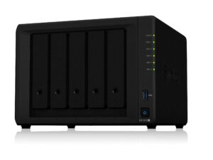 synology 5 bay nas diskstation ds1019+ (diskless), 5-bay; 8gb ddr3l