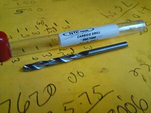 .1440" #27 carbide standard length drill