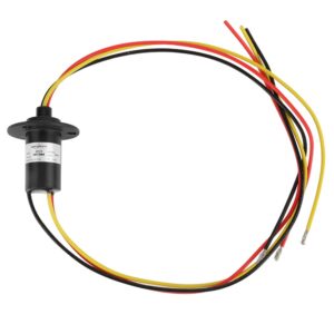 mini slip ring 250rpm 15a 3 wires 0-600v multi-channel transmission anti-jamming for wind turbine power generator