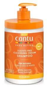 cantu natural hair shampoo cleansing cream 25 ounce pump (2 pack)