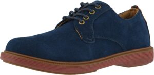 florsheim supacush plain toe ox jr boys' toddler-youth oxford 3.5 m us big kid navy