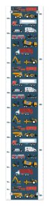 kid room decor firetruck police car truck and train growth chart for kids measurement growth chart