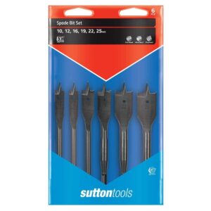 sutton d501 ss6w wallet spade drill bit 6 pieces set