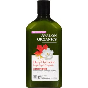 avalon organics deep hydration maple sap & magnolia conditioner, 11 fl oz