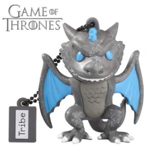 tribe fd032507, game of thrones viserion, 16gb usb flash drive 2.0 memory stick keychain