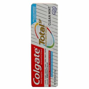 colgate total toothpaste, clean mint, travel size, 0.88 ounce (pack of 8)