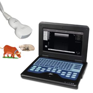 portable vet/veterinary b-ultrasound scanner with 3.5mhz convex probe for horse,goat,cow,sheep and pig use