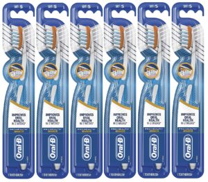 oral-b pro-health advanced clinical pro-flex toothbrush, soft - pack of 6