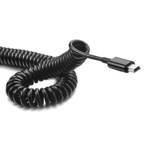 usb 2.0 spring coiled cable 3ft extension cord usb type a male to mini b male charger processors for mobile phone, mp3, cameras