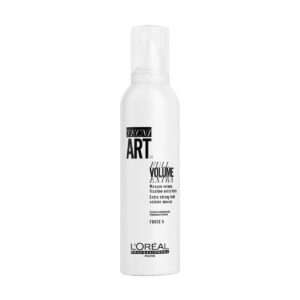 l'oreal professionnel full volume extra - styling mousse for all hair types, provides strong hold