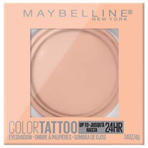 maybelline new york color tattoo 24 hour longwear cream eyeshadow makeup, v.i.p, 0.14 ounce