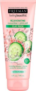 freeman facial cucumber and pink salt clay mask 6 oz (1 pack)