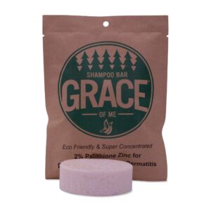 dermaharmony 2% pyrithione zinc shampoo bar with shea butter by grace of me (4 oz) (unscented)