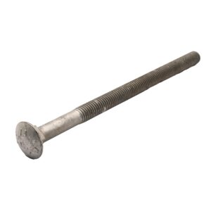 1/2"-13 x 8" hot dipped galvanized carriage bolt, 6" thread, quantity 25 - by fastener depot, llc