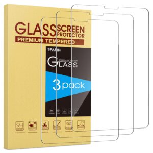 sparin 3 pack screen protector for ipad air 5th 4th generation 10.9 inch (air 5/4) 2022/2020, ipad pro 11 inch (2022/2021/2020/2018), tempered glass, case friendly, anti-scratch