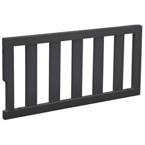 delta children bennington elite toddler guardrail #550725, charcoal grey