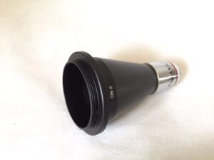 rms thread for microscope objective to m42 x 1 mm converter cone only adapter