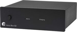 pro-ject accu box s2 battery power supply - black