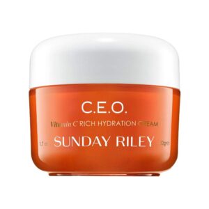 sunday riley c.e.o. vitamin c rich hydration cream face moisturizer