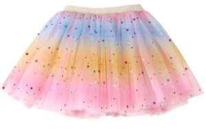 tutus for girls pink tutu skirt rainbow princess tutu for girls tutu dresses for toddler girls ballet toddler tutu for 2-6 years